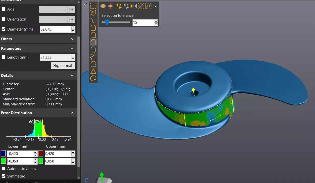 Creaform VXmodel - программное обеспечение для обратного проектирования